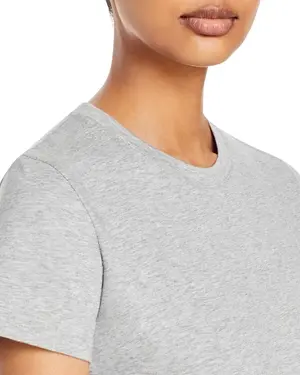 Vince Essential Crewneck Tee - Heather Grey
