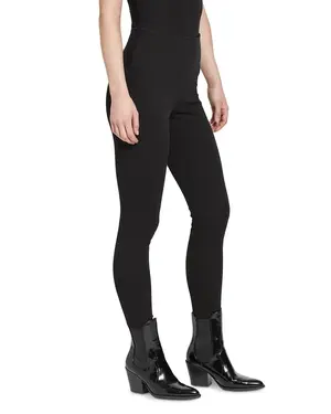 Lyssé High Waist Denim Leggings - Black