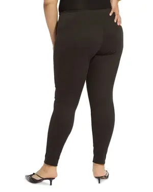 Lyssé Denim-look Leggings - Black