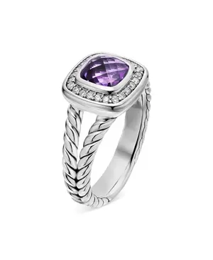 David Yurman Petite Albion Ring - Amethyst