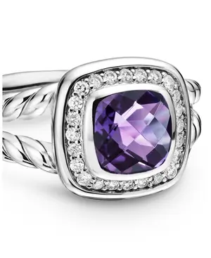 David Yurman Petite Albion Ring - Amethyst