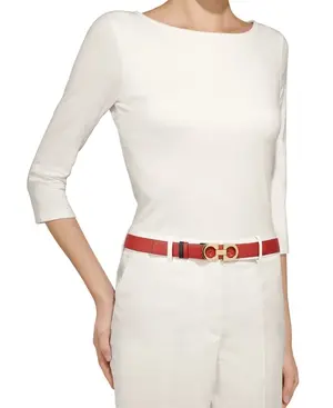 FERRAGAMO Gancini Reversible Belt