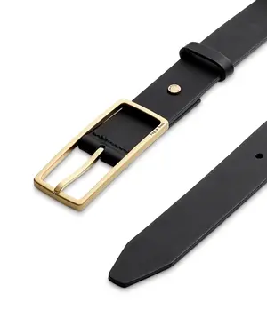 Rag & Bone Rebound Leather Belt - Black