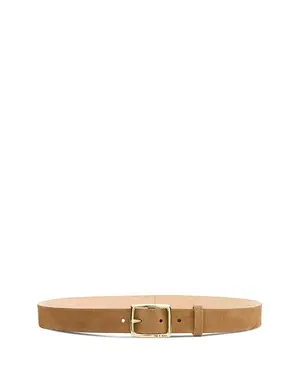 Rag & Bone Boyfriend Belt - Beige Suede
