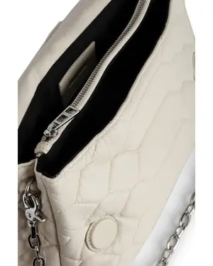 Zadig&Voltaire Xl Rocky Matte Scale Shoulder Bag - Flash