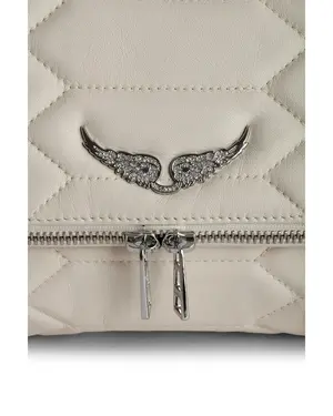 Zadig&Voltaire Xl Rocky Matte Scale Shoulder Bag - Flash