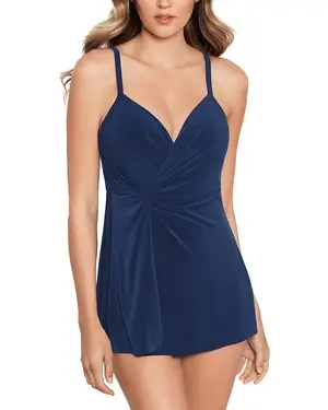 Miraclesuit Twisted Sisters Adora Swim Dress - Midnight Blue