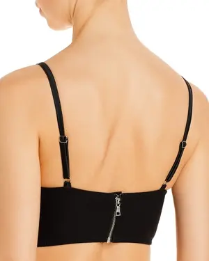 FLEUR DU MAL Lily Embroidery Longline Demi Bra