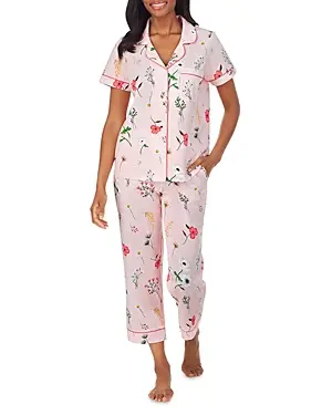 BEDHEAD PAJAMAS BedHead Printed Short Sleeve Pajama Set Flower Study