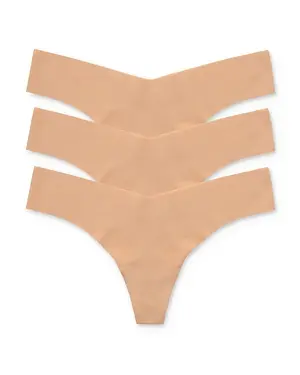 Commando Classic Thong, 3 Pack - Beige/beige/beige