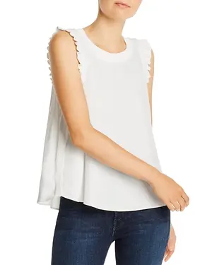 Cinq A Sept Trimmed Tops