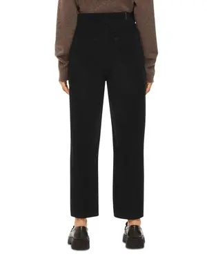 Whistles High-rise Cropped Corduroy Trousers