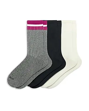 Hue Super Soft Crew Socks Set Retro Rib