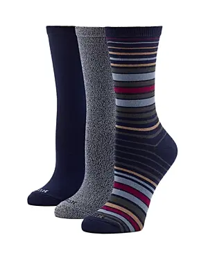 Hue Super Soft Crew Socks Set Stripe
