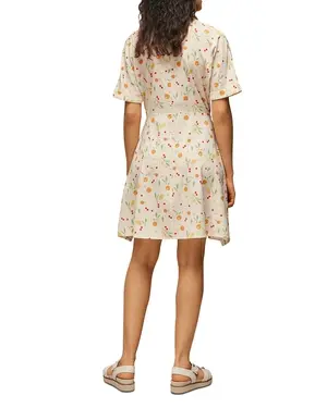 Whistles Dolly Fruit Print Tie Front Dress