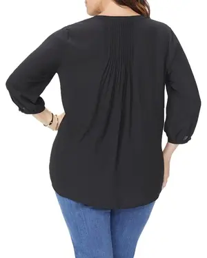 NYDJ Pintuck-back Blouse