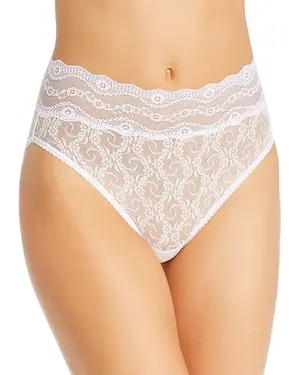 Wacoal B. Tempt'd Lace Kiss High-leg Briefs - White