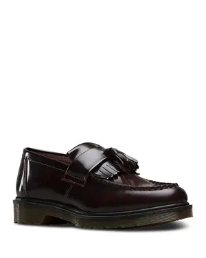 Dr. Martens Adrian Moc Toe Loafers - Burgundy