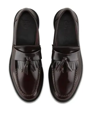 Dr. Martens Adrian Moc Toe Loafers - Burgundy