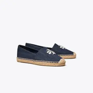 Tory Burch Eleanor Espadrille - Midnight Denim/silver