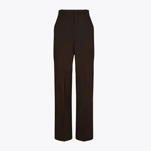 Tory Burch Twill Cargo Pant - Dark Mocha