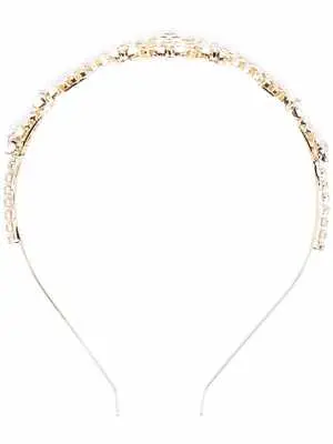 Dsquared2 Embellished Logo Tiara