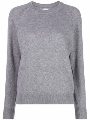 BARRIE Long-sleeved Cashmere Pullover - Grey