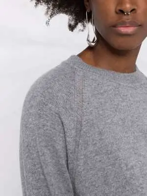 BARRIE Long-sleeved Cashmere Pullover - Grey