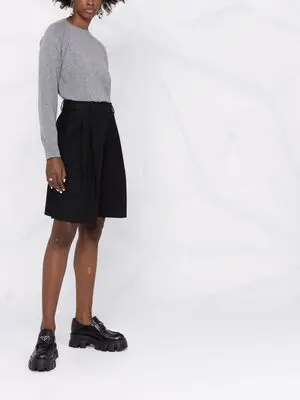 BARRIE Long-sleeved Cashmere Pullover - Grey