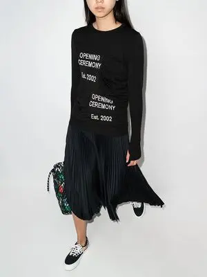 Opening Ceremony Box Logo Crew-neck Jumper