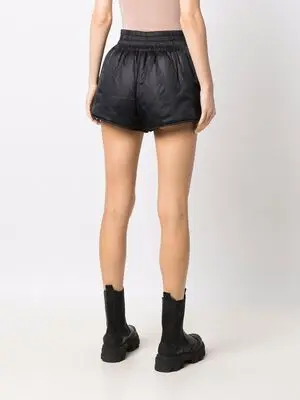 Red Valentino Side-zip Padded Shorts - Black