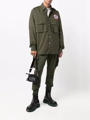 Balmain Patch-detail Long-sleeve Shirt