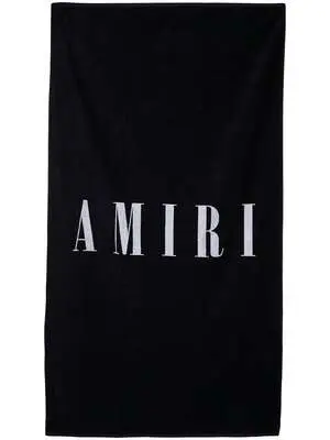 Amiri Logo-print Beach Towel
