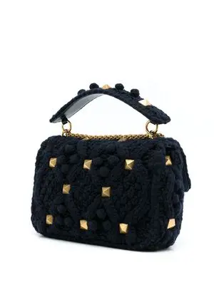 Valentino Garavani Rockstud Knitted Tote Bag