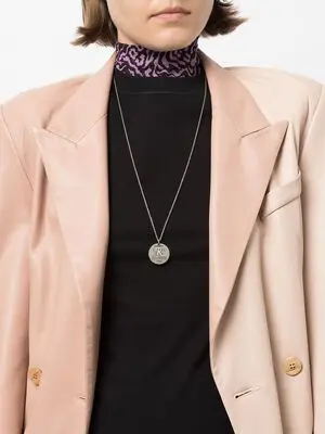 Raf Simons Engraved Pendant Necklace