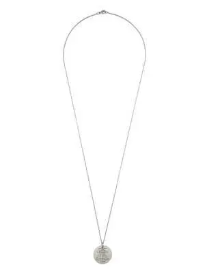 Raf Simons Engraved Pendant Necklace
