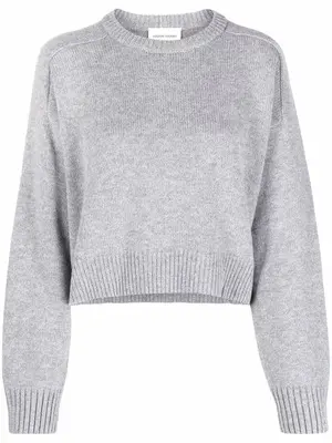 Loulou De Saison Ribbed-trim Cropped Jumper