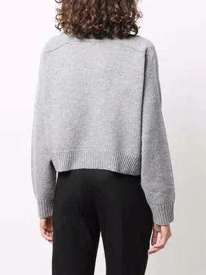 Loulou De Saison Ribbed-trim Cropped Jumper