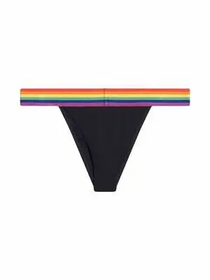 Balenciaga Pride Sporty Thong - Black
