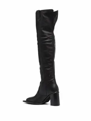 NINAMOUNAH Howling Knee-length Boots - Black