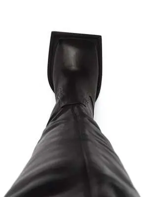 NINAMOUNAH Howling Knee-length Boots - Black