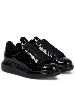 Alexander McQueen Oversized Patent Leather Sneakers