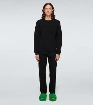 Bottega Veneta Resort Teddy Shearling Slides
