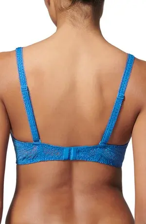 Simone Perele Karma Triangle Bralette - Myosotis Blue