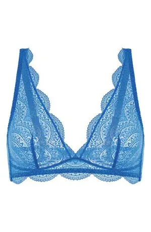 Simone Perele Karma Triangle Bralette - Myosotis Blue