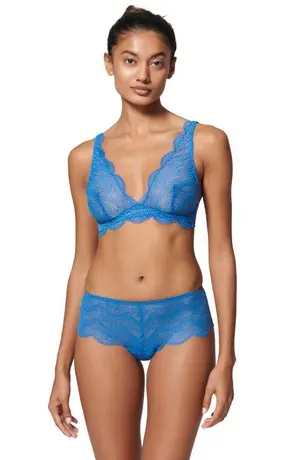 Simone Perele Karma Triangle Bralette - Myosotis Blue