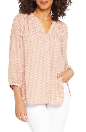 NYDJ NYDJ Pintuck Blouse Dana Dot