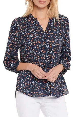 NYDJ NYDJ Pintuck Blouse Fillmore Floret