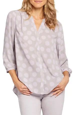 NYDJ NYDJ Pintuck Blouse Madeline Dots
