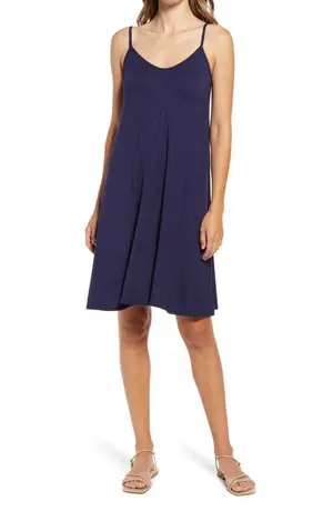 Loveappella Godet Slipdress - Midnight